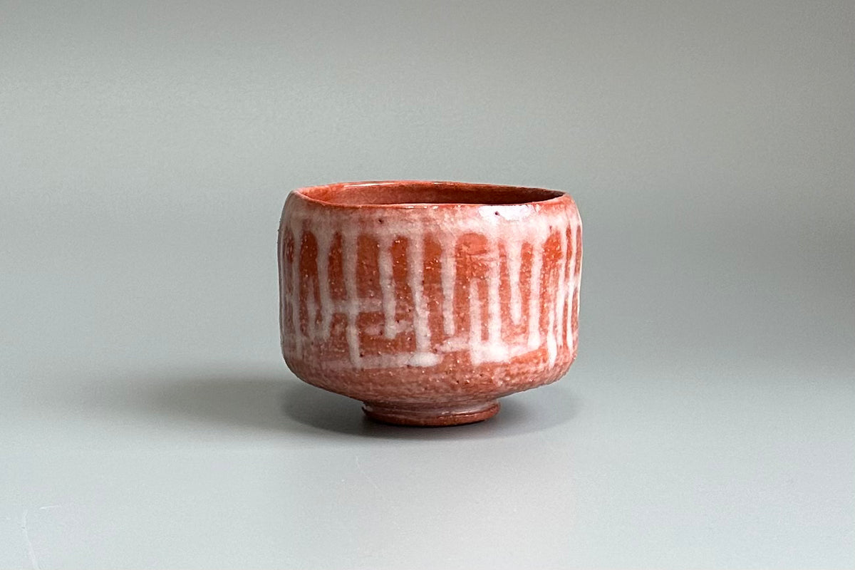 Japanese Tea Bowl, Red Raku, Jirobo, Chojiro copy – KAMISENRO Inc.
