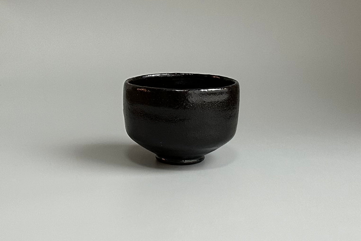 Japanese Tea bowl, Raku ware, Black Raku, Chojiro Toyobo copy ...