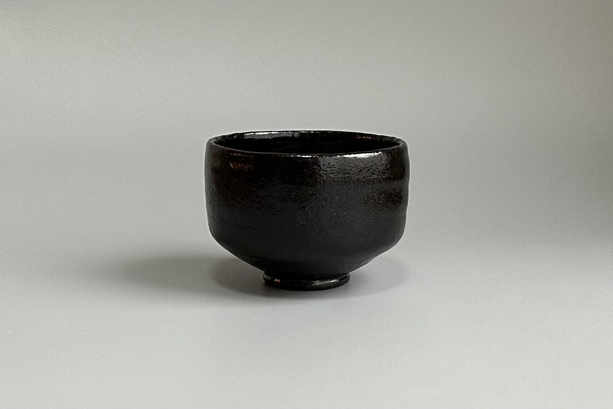 Japanese Tea bowl, Raku ware, Black Raku, Chojiro Toyobo copy ...